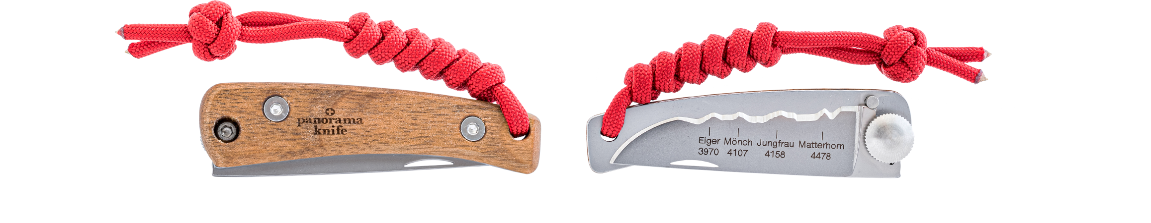 Best of Switzerland, Folding Knife KISS with Paracord - Panoramaknife ...