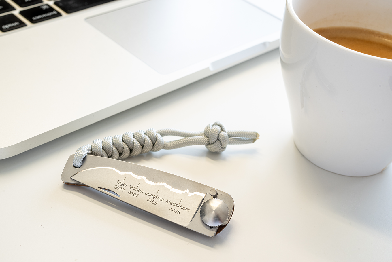 Best of Switzerland, Folding Knife KISS, Ultimate Grey - Panoramaknife ...