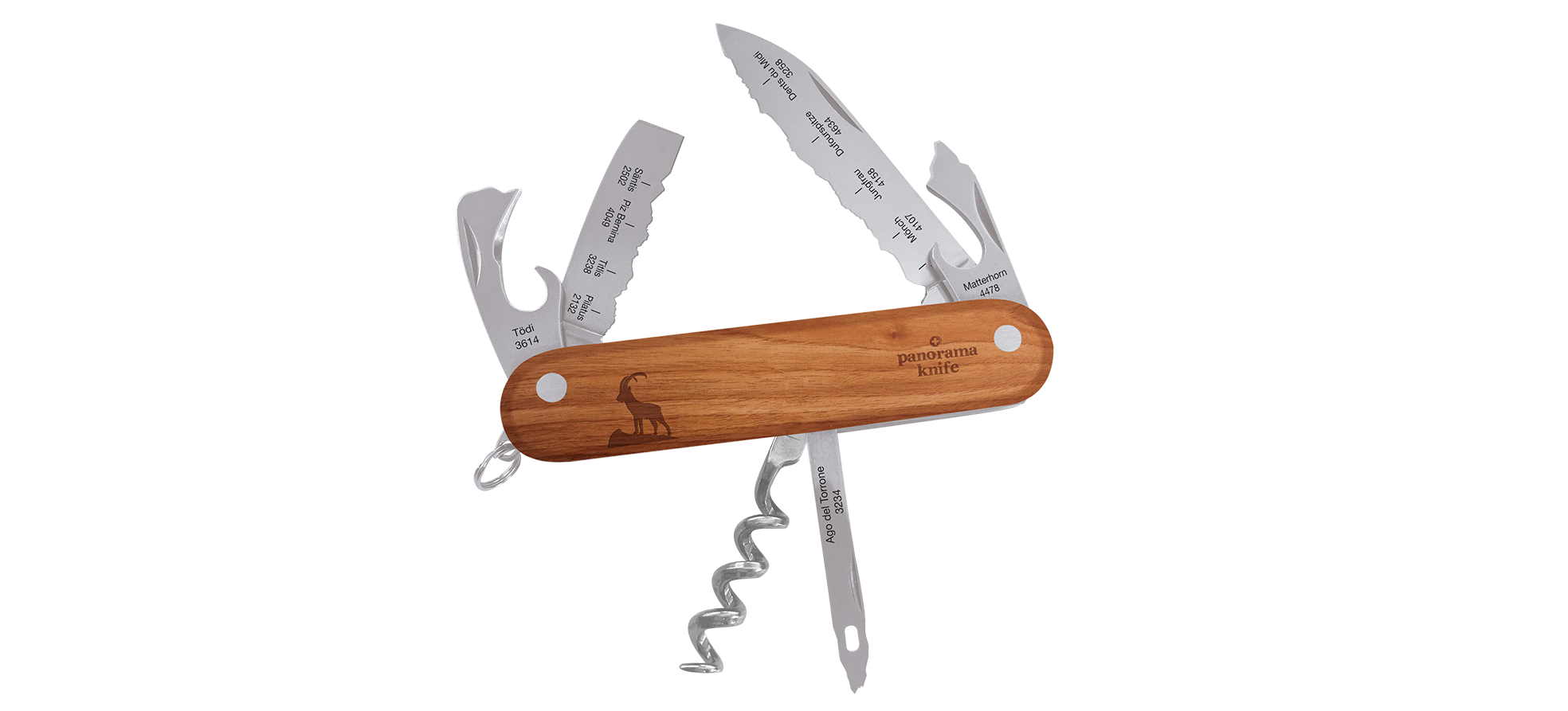 Best of Swiss Alps, Taschenmesser Original, Design - Panoramaknife ...