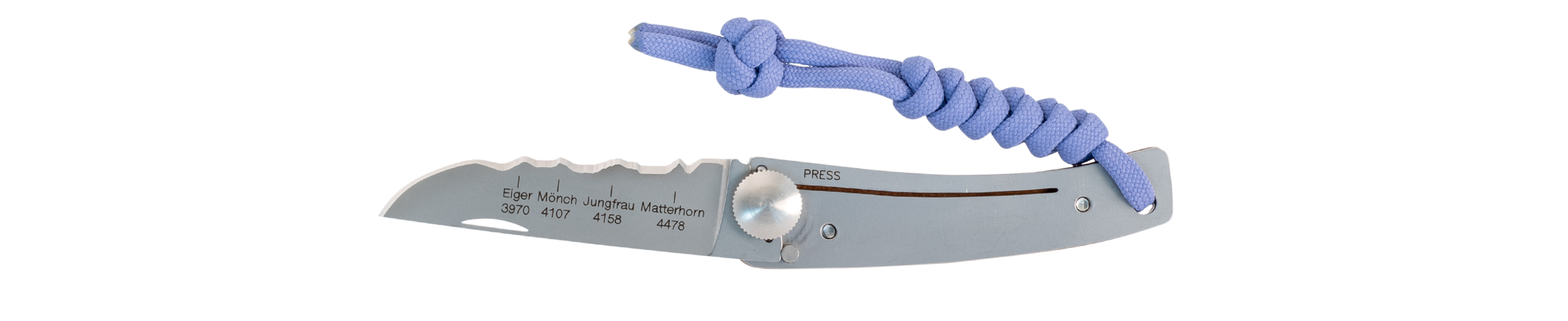 Best of Switzerland, Folding Knife KISS with Paracord - Panoramaknife ...