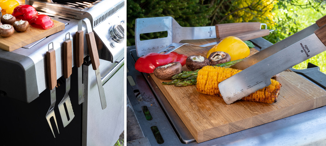 The first BBQ set MADE IN SWITZERLAND! - Panoramaknife - Schweiz
